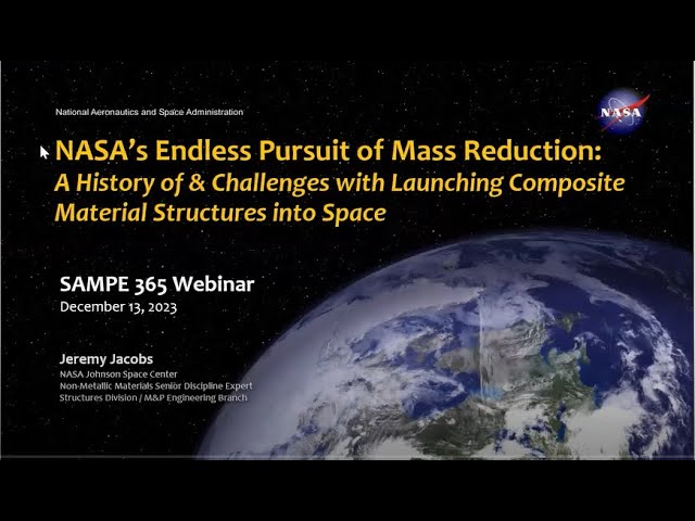 Composites for Human Rated Exploration “NASA’s Endless Pursuit of Mass ...